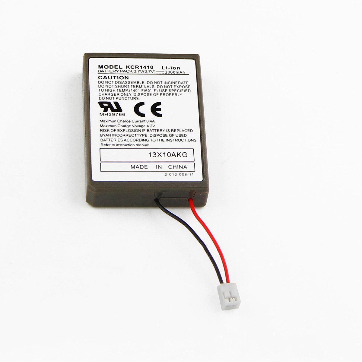 PS4 Rechargeable Battery Pack with Charging USB Cable for Sony PS4 DualShock 4 Wireless Controller (Not for Pro Controller)