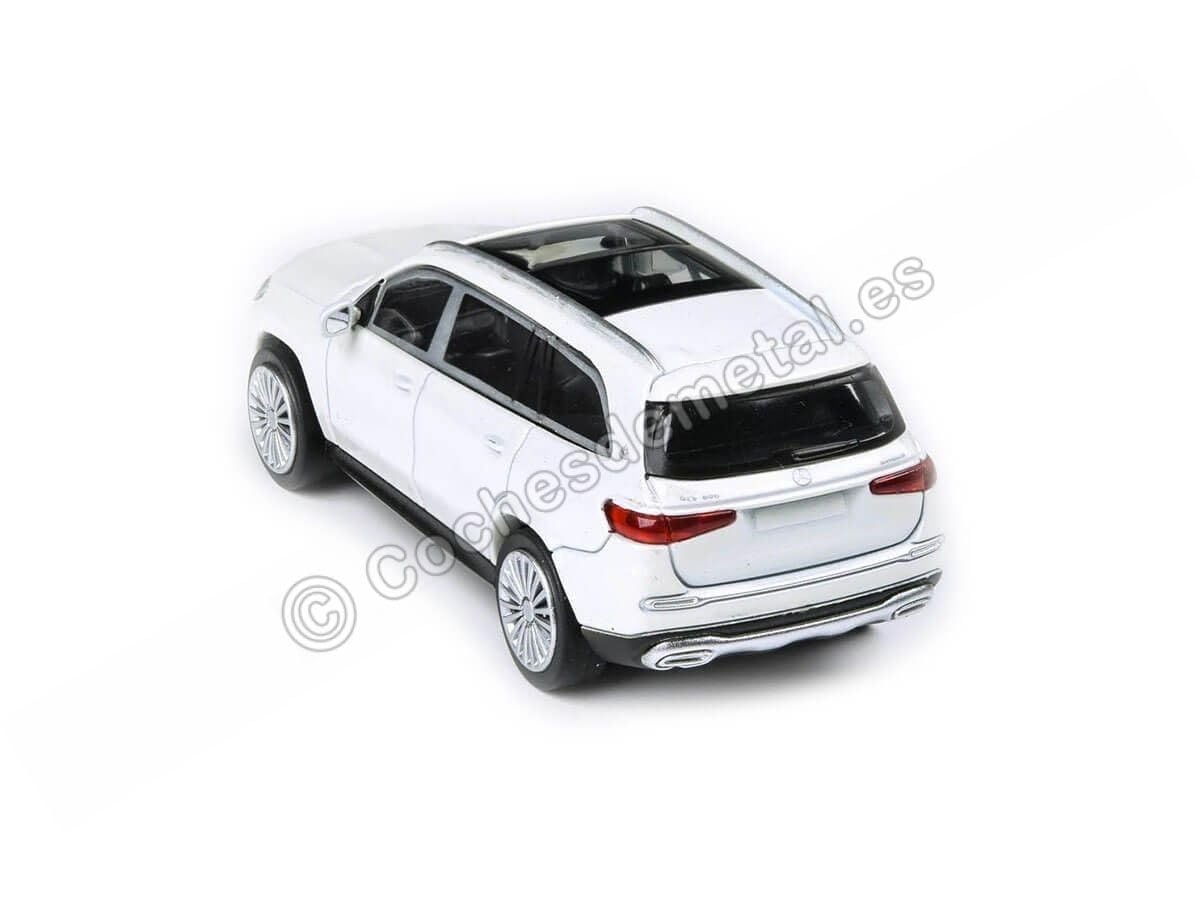 Paragon Mercedes-Maybach GLS 600 with Sunroof White Metallic 1/64 Diecast Model Car