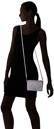 Vera Bradley Women's Performance Twill All in One Crossbody Purse With RFID Protection, Tranquil Gray, One Size