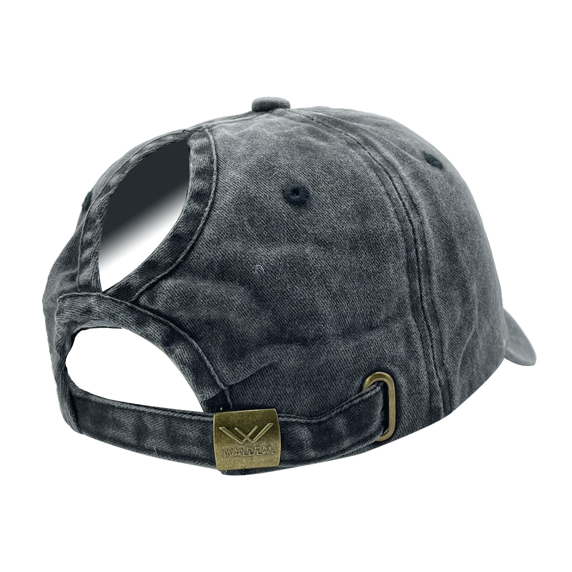 Christian Jesus Cross Hat, Embroidered Ponytail Baseball Cap for Women