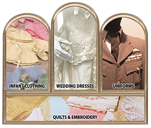 S.A. RICHARDS 1400 Prop-IT Museum Quality, Acid-Free Storage Chests for Textiles, Large (6 in x 30 in x 18 in), White