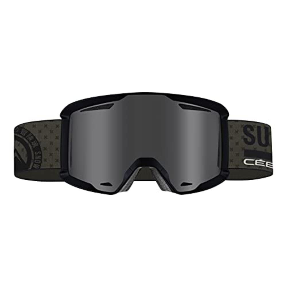 Cébé Reference X Superdry Matte Dusty Olive Grey Ultra Black Cat.3 - Snow Goggles,Large