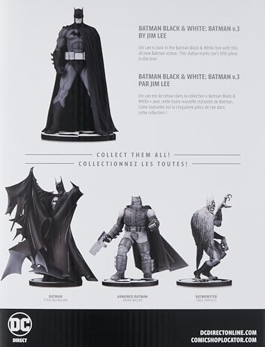 DC Collectibles Batman Black & White: Batman V.3 by Jim Lee Statue