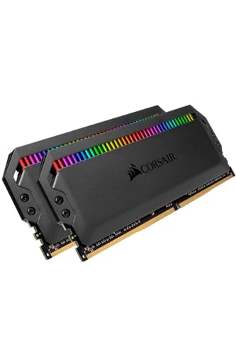Corsair Dominator Platinum RGB 16GB (2x8GB) DDR4 3600 (PC4-28800) C16 1.35V - Black