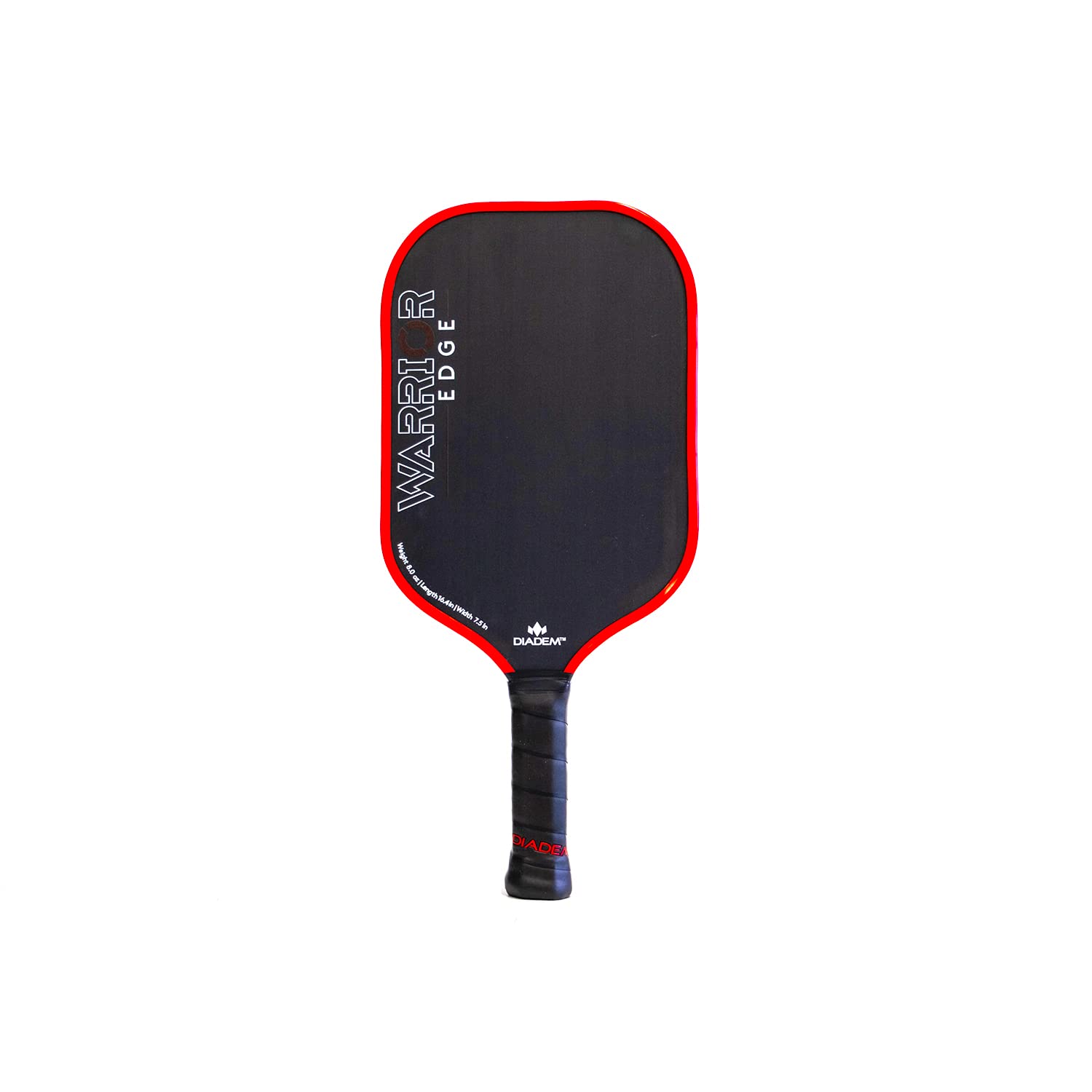 Diadem Warrior Edge Classic Pickleball Paddle, Carbon Fiber(Graphite) Etched Face for Max Spin, 16mm Core, Midweight 8oz. - Teal
