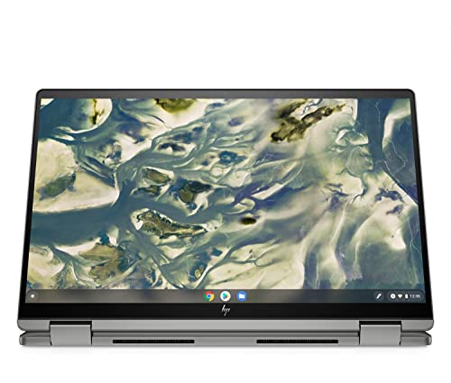 HP Chromebook x360 14c-cc0020ca 14" HD Touchscreen IPS Backlit, Intel Core i5-1135G7, 8GB RAM, 256GB SSD, with French Canadian Keyboard Mineral Silver, ChromeOS (Renewed)