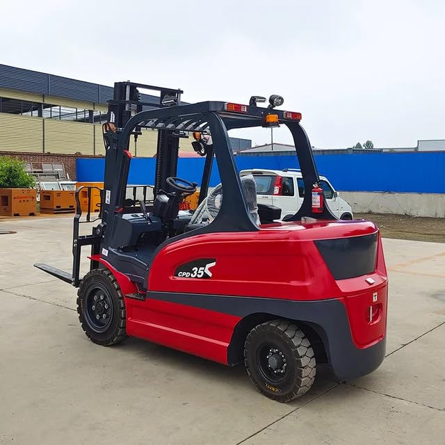 CPD35 60V Electric Forklift Truck, 3 Meter Lifting Height, Black