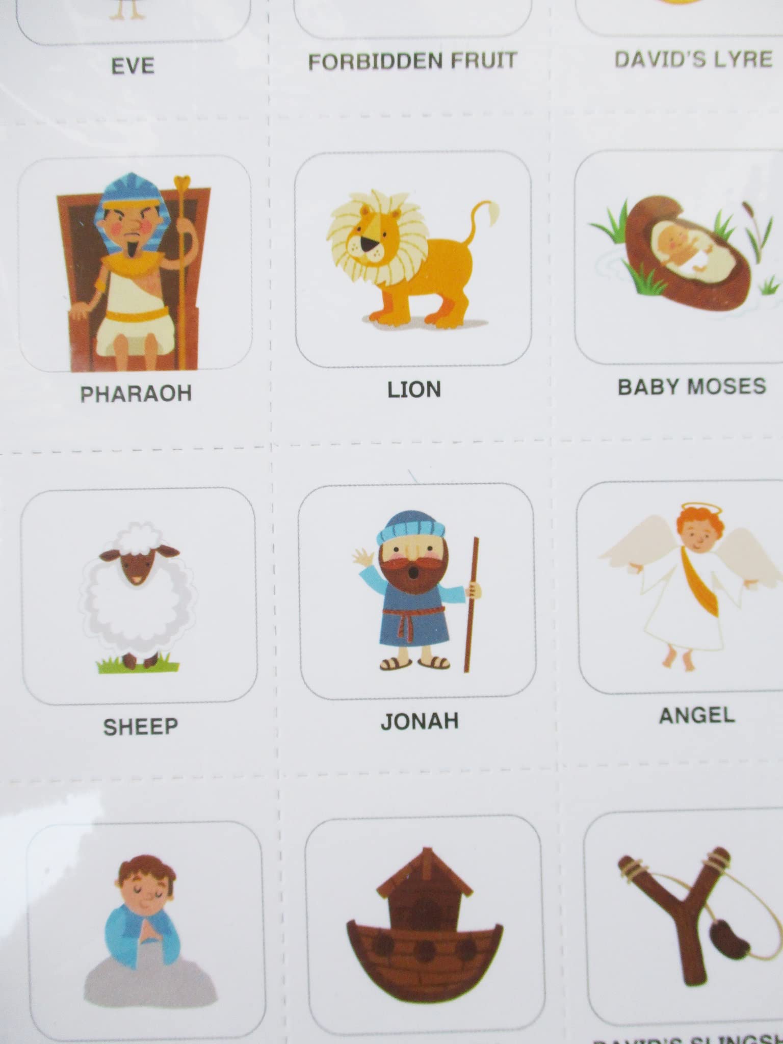 Craft Supply Bible Bingo Game Set - 20 Player Cards - 7 x 9 Inches