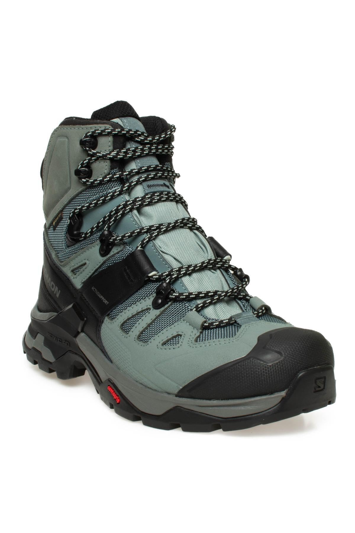 Salomon Quest 4 Gore-TEX Hiking Boots for Women, Slate/Trooper/Opal Blue, 5.5