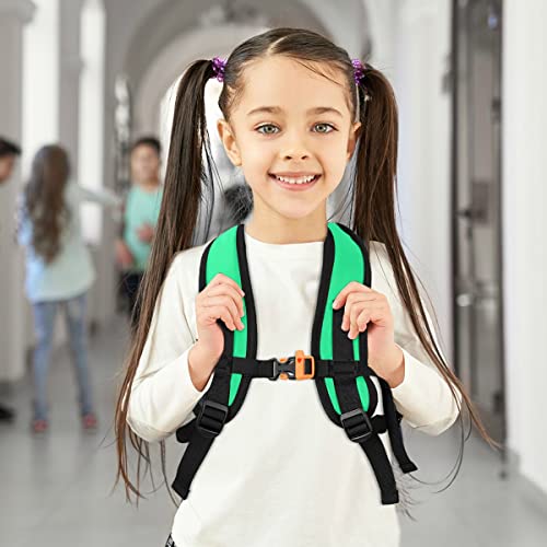 Fisyme Toddler Backpack Tractor Green School Bag Kids Backpacks for Kindergarten Preschool Nursery Girls Boys, M