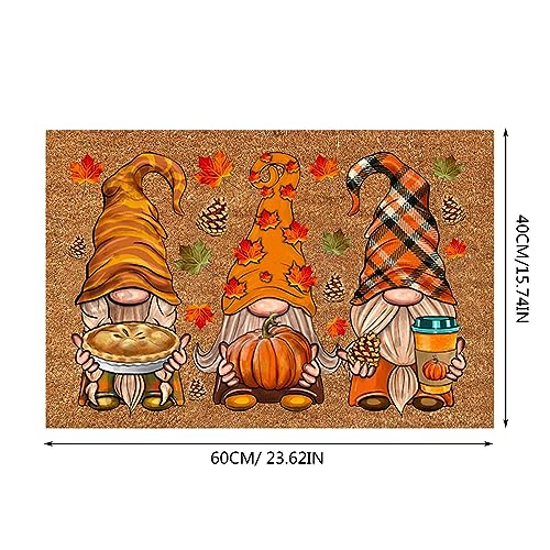 Christmas Throw Blanket for Bed Thanksgiving Pumpkin Mat Holiday Mat Welcome Door Mat Polyester Door Mat (I, One Size)