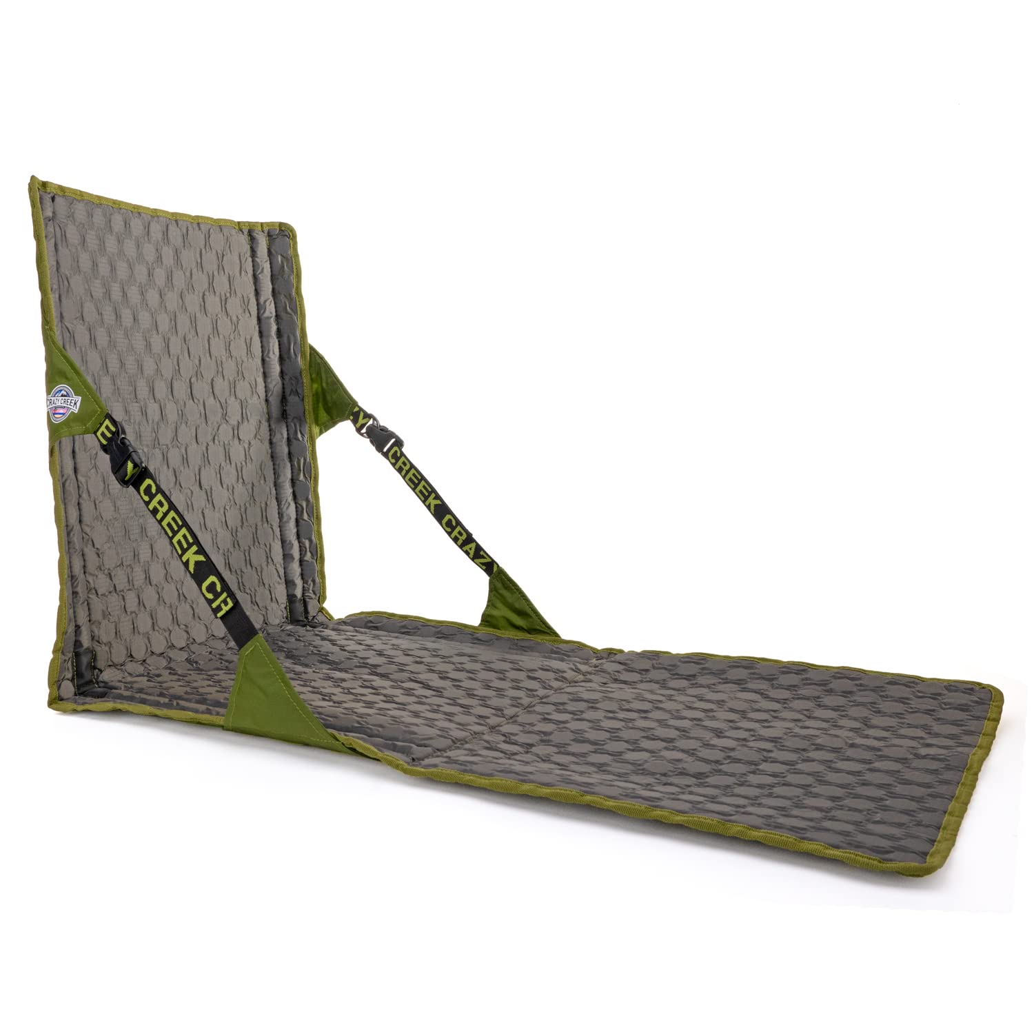 Crazy Creek HEX 2.0 PowerLounger for Day Hiking & Backpacking Trips, 250 LBS Weight Capacity, Adjustable Straps, Compact Design, Water-Resistant