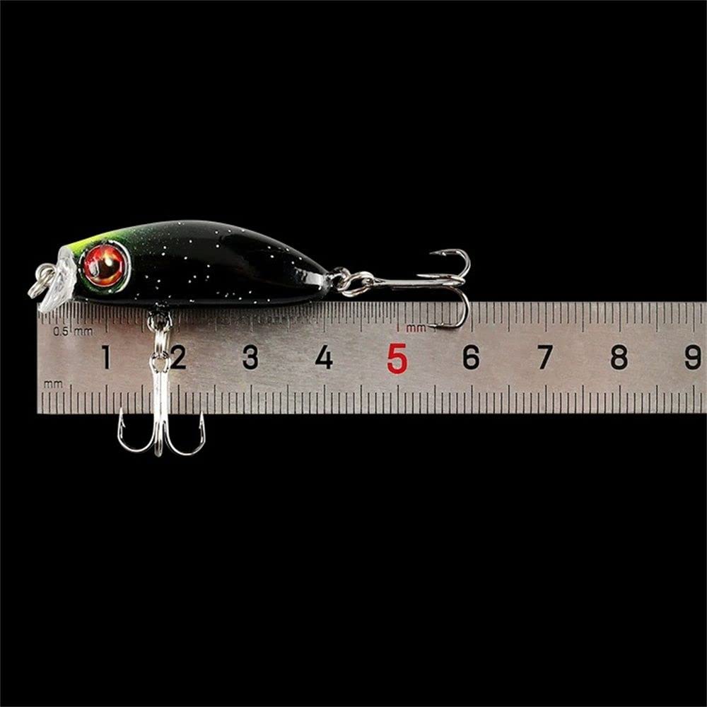 Crank Bait Wobbler Artificial Hard Lures Tackle Fishing Accessories 43mm/3.1g Floating Lure 1Pcs(6)