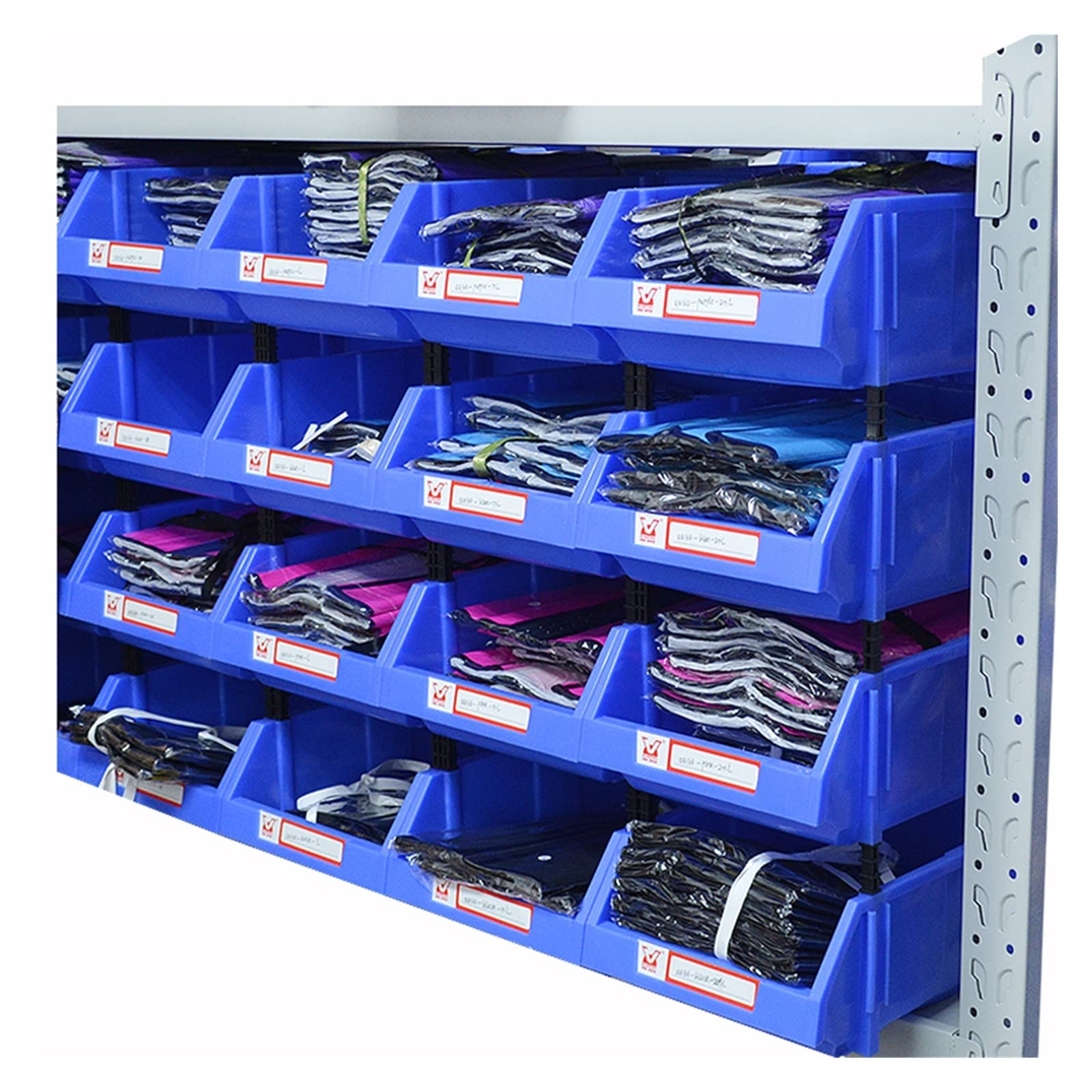 full of happiness 1pcs Garage Rack Screw Tool Storage Box Workshop Organizer Thickened Combined Part 350 * 200 * 150MM 80℃ Temperature Resistance
