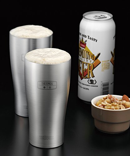 Thermos JDE-600 S Vacuum Insulated Tumbler, 20.3 fl oz (600 ml), Stainless Steel