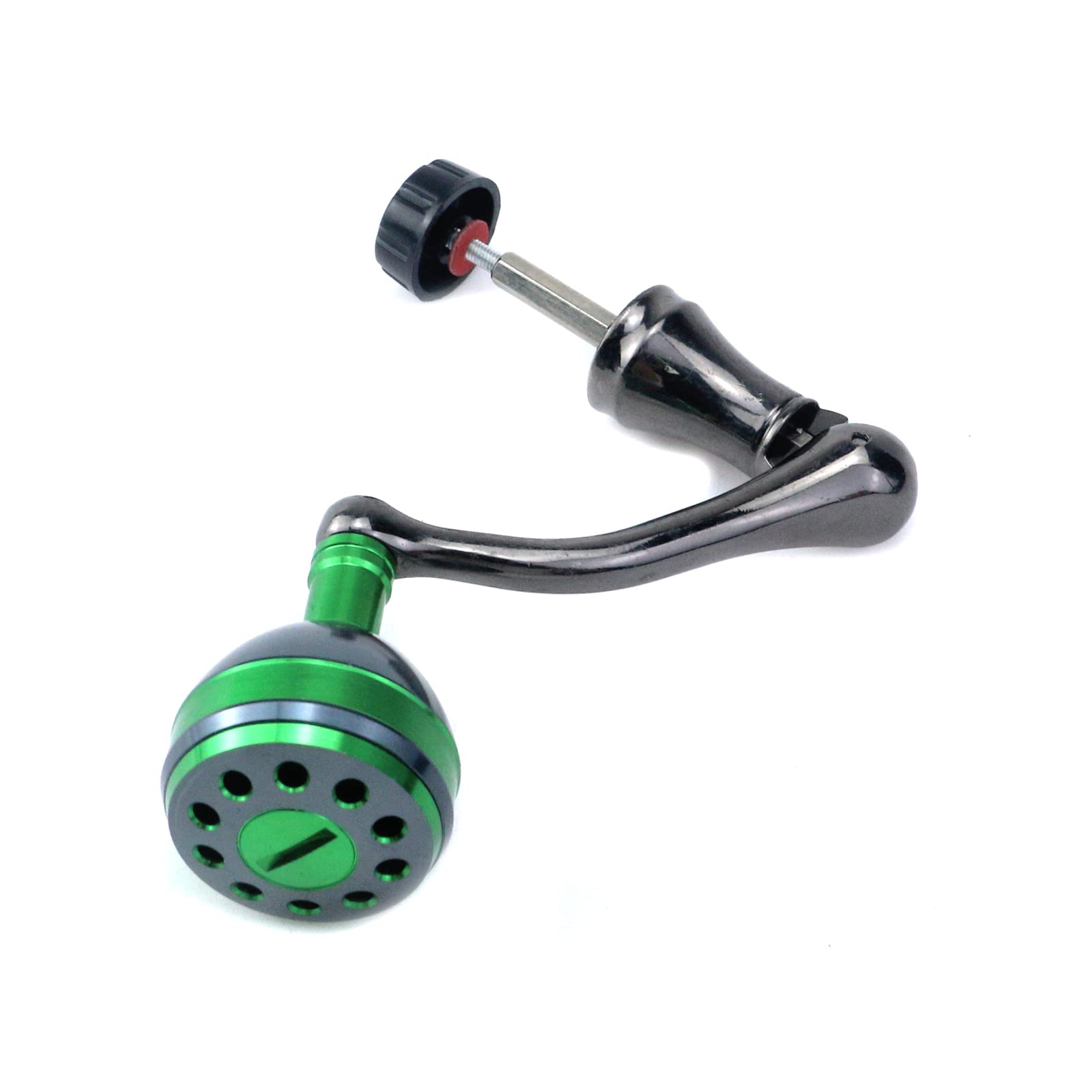 Crapyt Fishing Reel Handle Knob Spinning Crank Handle Arm Grip Part Replacement Wheel Grasp Rotary Knob Power Handle Green 1 PCS Tackle Wheel Metal Ball Shake Outdoor Medium Size