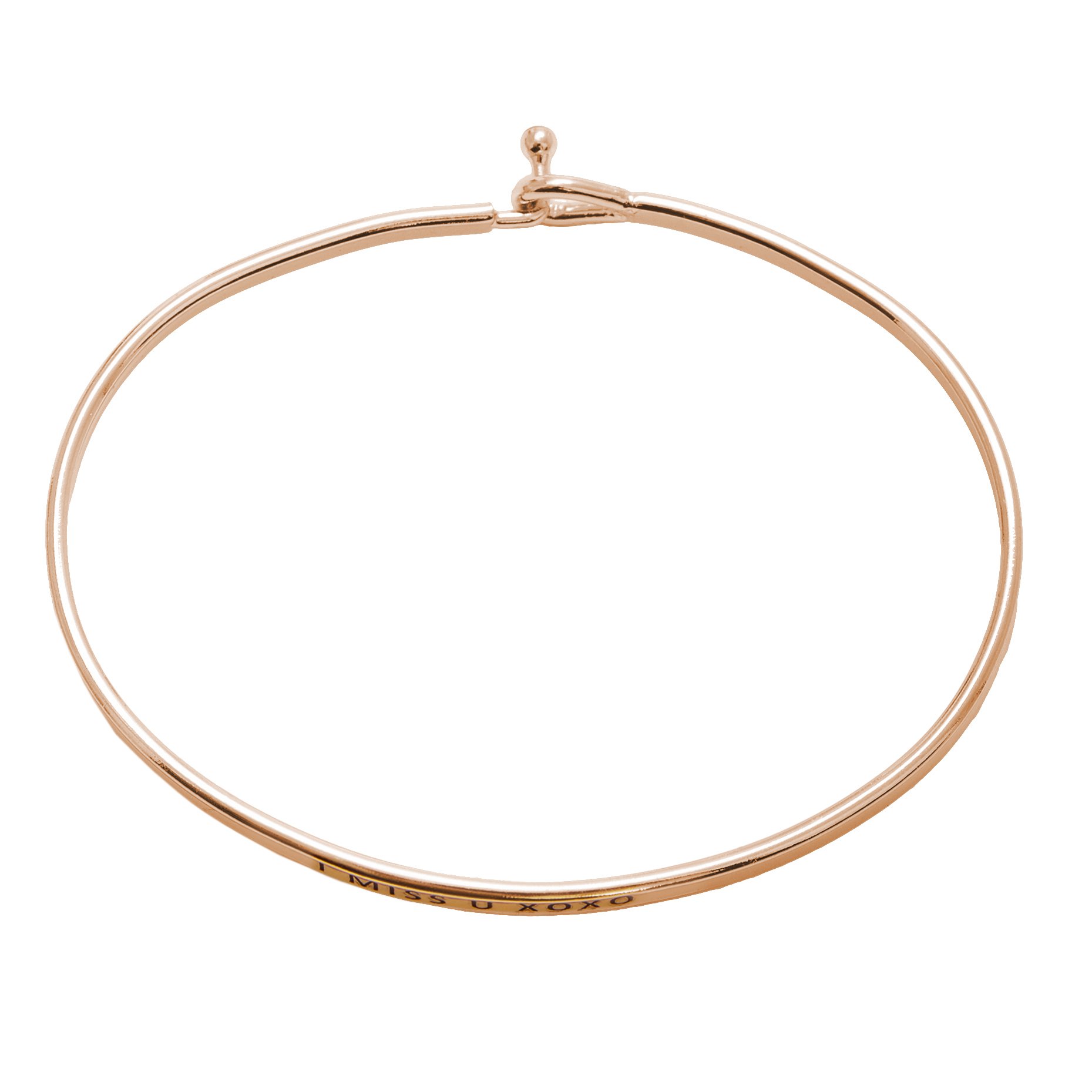 chelseachicNYC Inspirational Mnatraband Bracelet (I Miss You XOXO-Gold)