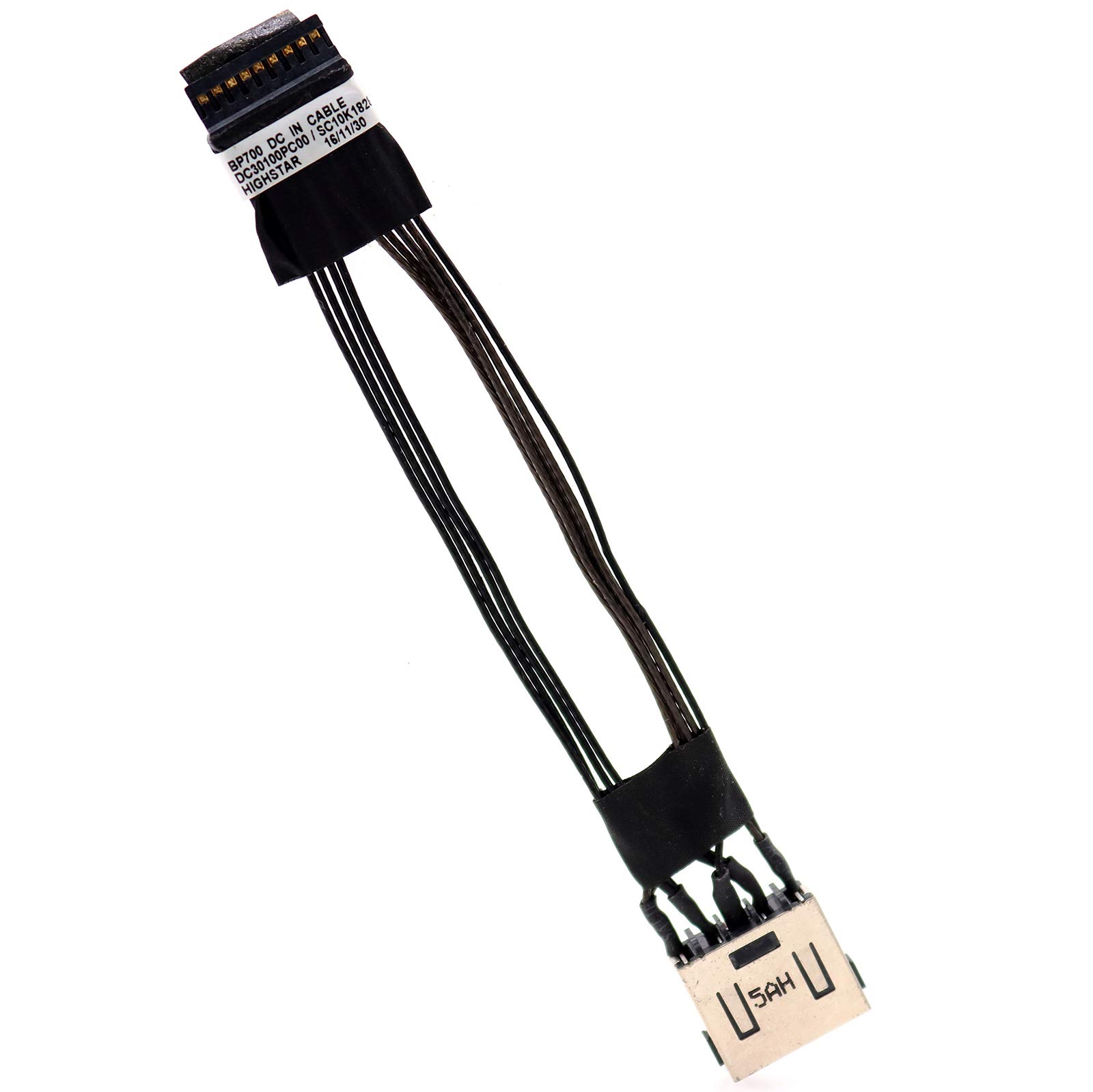 Deal4GO DC Power Jack Harness Cable Replacement for Lenovo ThinkPad P70 P71 20ER 20ES TP00074A DC30100PC00 SC10K18282 00NY385 00NY386