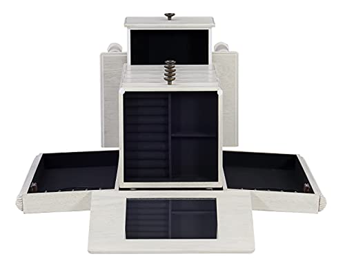 Powell Darcy Off White Jewelry Armoire