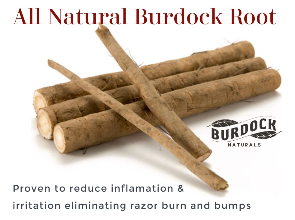 Burdock Naturals Organic Shaving Soap - All natural Shaving cream for razor burn and bumps