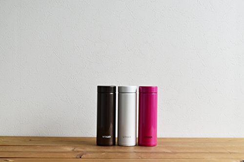 Tiger Water Bottle 300ml Stainless Mini Bottle Sahara Mug Lightweight MUJURYOKU Passion Pink MMP-G031-PA