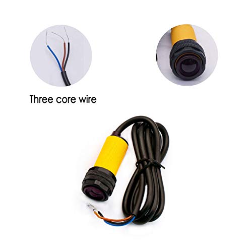 CenryKay Infrared Photoelectric Sensor E18-D80NK Obstacle Avoidance for Arduino Robot Car(2PCS)