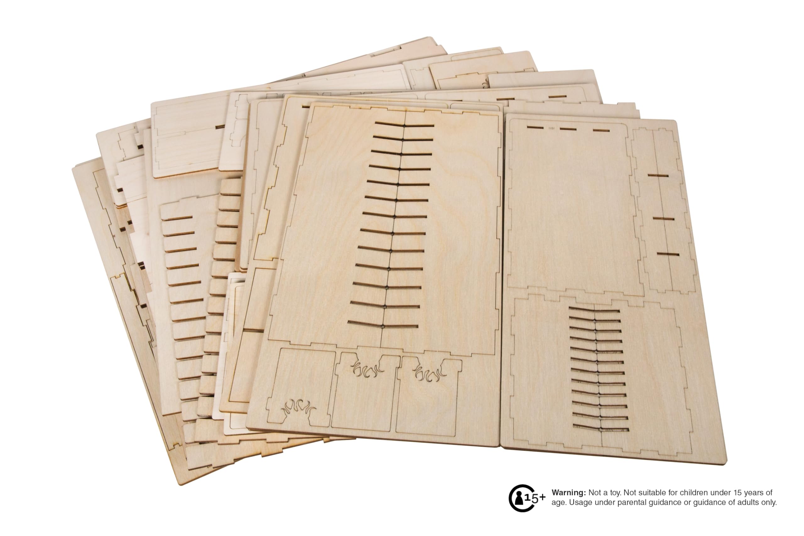 The Broken Token Arkham Horror 2nd Edition Compatible Game Crate - Wooden Storage Box with Multiple Trays and Dividers