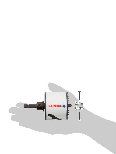LENOX Tools Hole Saw, Bi-Metal, Speed Slot, Arbored, 2-1/2-Inch (1772954)