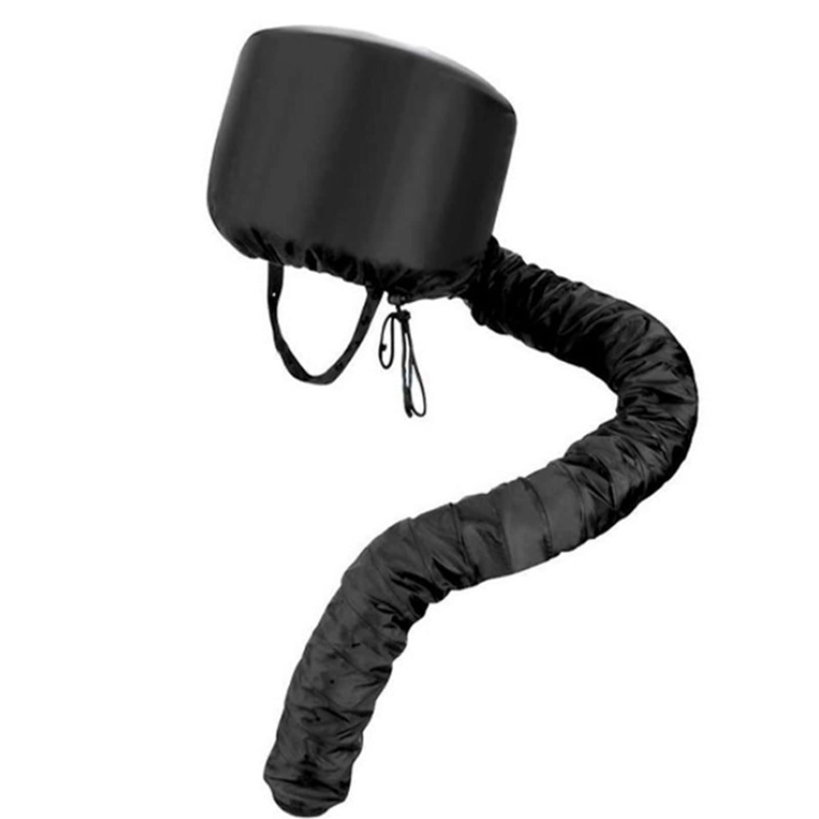 EZIIS Soulta Satin Diffuser Drying Cap,Deep Uniform Heating Cap,Used for Hair Styling, Deep Conditioning and Dryer Curly Hair,Speed Up Full Hair Drying for All Head Shapes (Black)