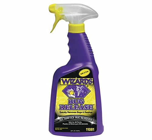 Wizards Bug Release_ Car Wash Presoak _ Bug Removal Surface Cleaner for Car Care, 22 oz. - 171420