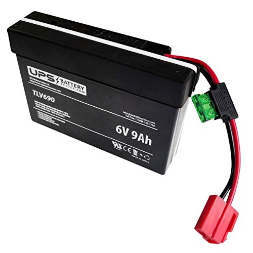 UPSBatteryCenter 6 Volt Compatible Battery for Rollplay Powersport ATV Green 6V Ride on