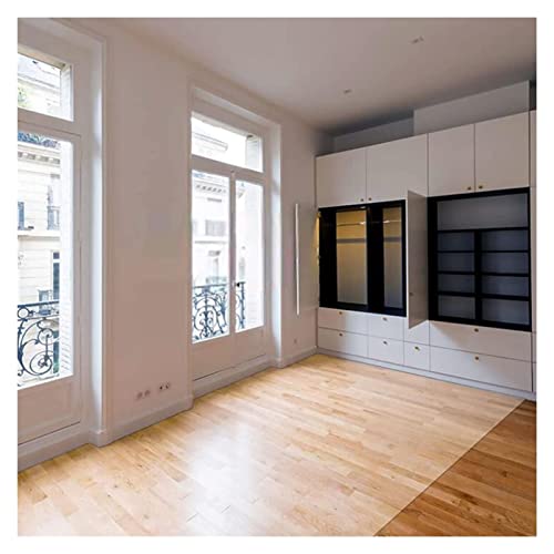 Clear PVC Desk Chair Mat Transparent Floor Protector,Rectangular Vinyl Floor Protector Mat,Wood Floor/Tile/Table Top Rug Runner,Non Skid Transparent Hallway Entrance Doormat,1.5mm Thick,100-160cm Wide