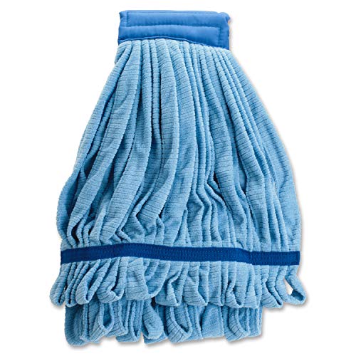 Genuine Joe - GJO47538 Microfiber Wet Mophead Refill Blue Small