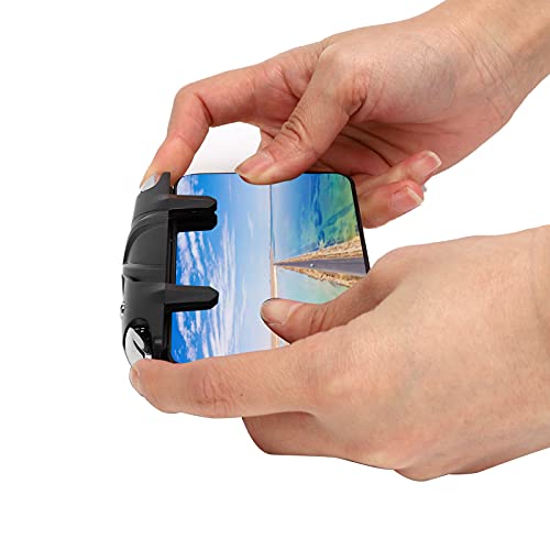 Game Trigger, Black Easy To Install Game Button Stretchable for Phones for Games Lovers