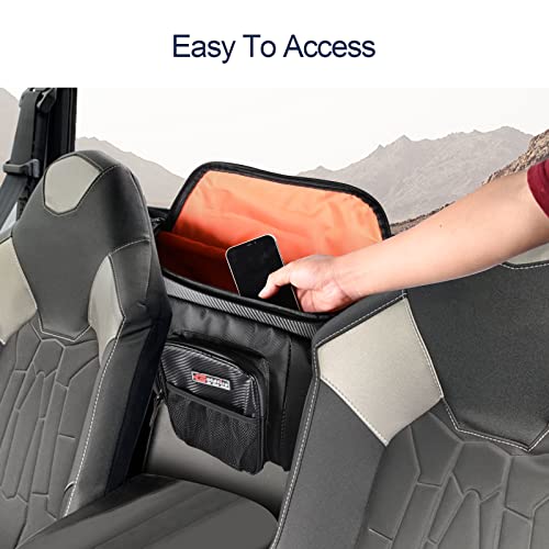 Hutexico For General 1000 Storage Accessories, Behind Seat Bag Center Seat Shoulder Bag Gear Bag UTV Storage Bag For Polaris General 1000/1000-4 / XP 1000 / XP 4 1000 2016-2023 (Black)
