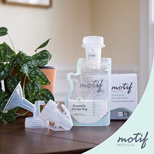 Motif Medical, Pump-to-Bag Adapters, Compatible with All Motif Breast Pumps