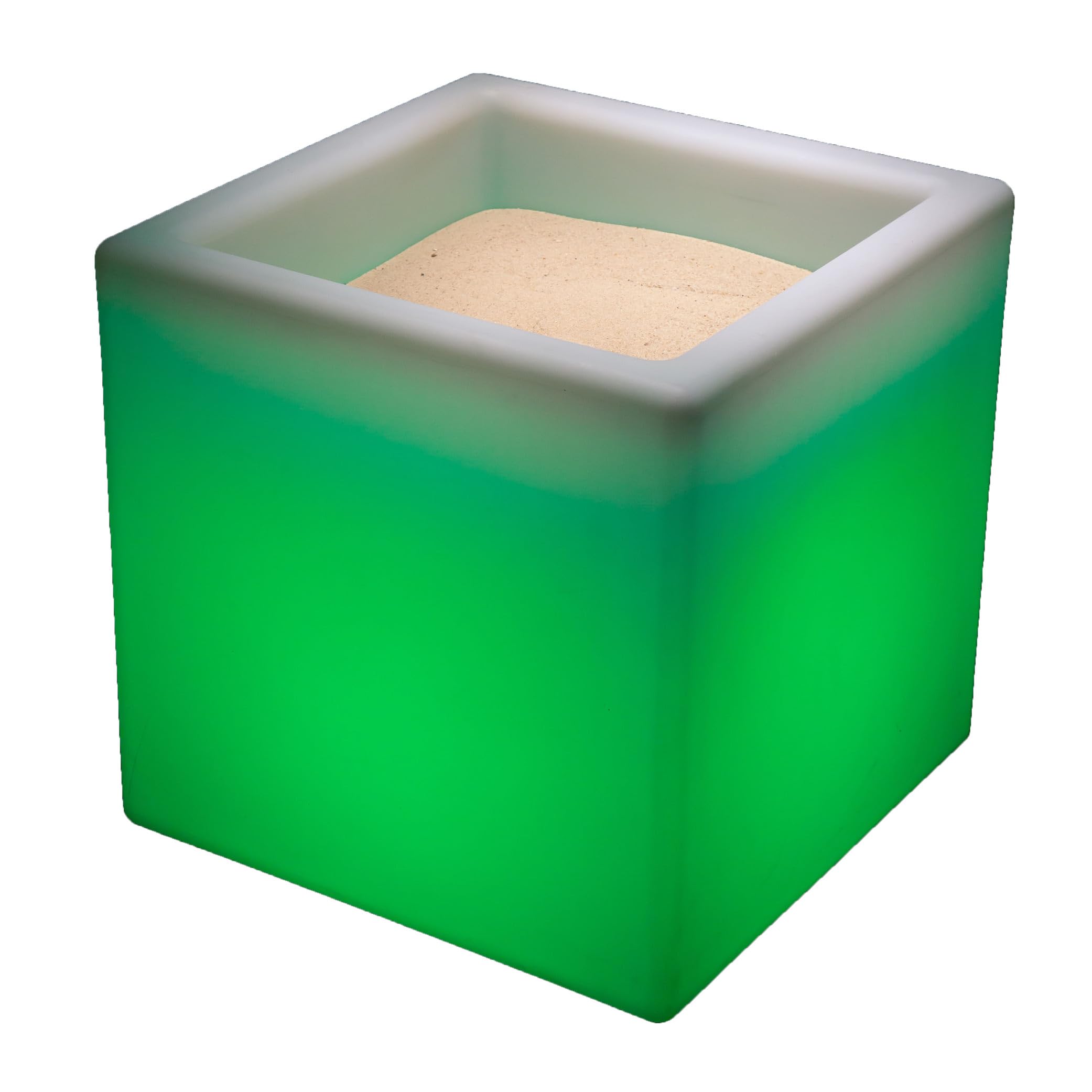 Fun and Function LimeLite LED Sand Table - 17 Color Light Up Sensory Bin Table for Kids - Activity Table for Sand, Rice & Other Sensory Play Items - 18 Inch Sensory Table for Kids 5+