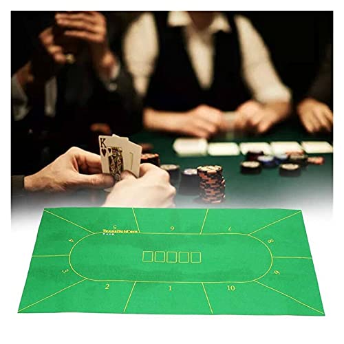 Craps and Roulette Table Felt 18090cm Texas Pokers Table Cloth Tablecloth Casino Poker Set Board Game Mat Poker Accessory for 10 Player