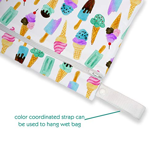 Ceunex Thirsties Reusable Mini Wet Diaper Bag - We All Scream