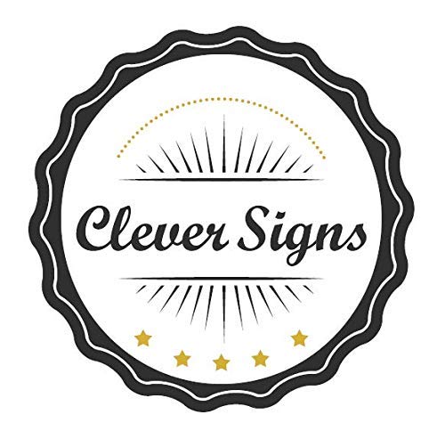 CLEVER SIGNS Baby Sleeping Sign for Front Door, Door Hanger 2 Pack, Double Sided, Ideal for Any Kind of Door Knob