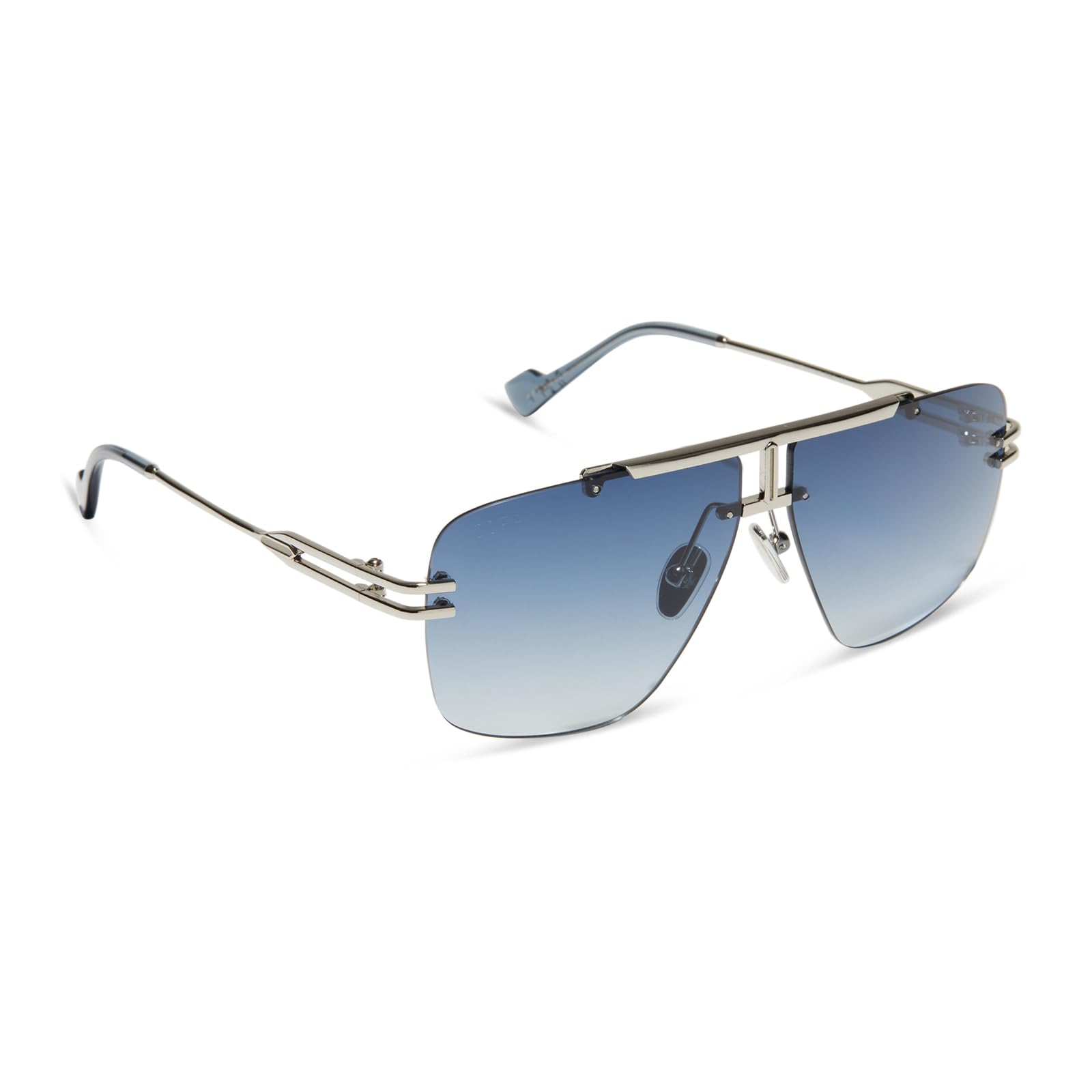 DIFF Star Wars The Mandalorian Paz Vizsla Aviator Sunglasses for Men and Women UV400 Protection, Battle Armor Silver + Nevarro Night Sky