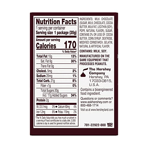HERSHEY'S Milk Chocolate with Mini Marshmallows Hot Chocolate Bomb, Candy, Bulk, 1.25 oz Gift Boxes - Pack of 12