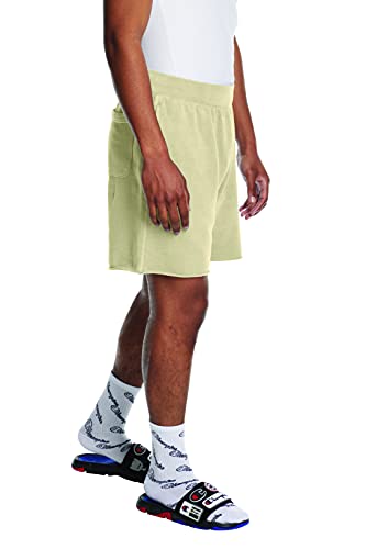 Champion Men's Lightweight Fleece Short, Vintage Dye Country Walnut, Medium