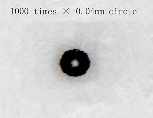 High Precision 1 Micron SEC Size Estimation Chart Transparency Defect Diameter Area Measure 1/5/10 Pieces Pack (1, 3)
