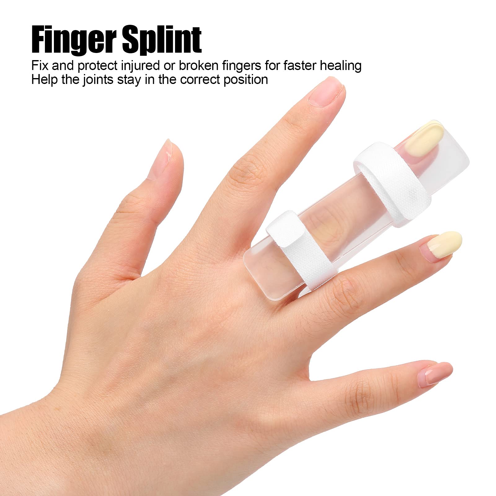 CHICIRIS Finger Stabilizer, Injury Finger Protection Finger Support Brace for Finger Strains for Finger Arthritis for Children for Finger Fractures for Adults