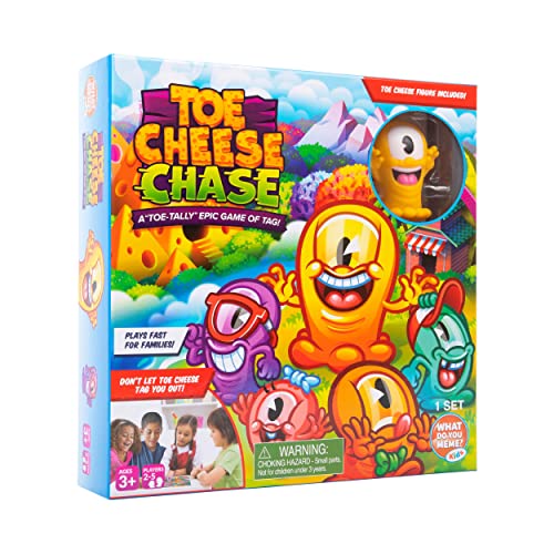 WHAT DO YOU MEME? Toe Cheese Chase - The Silly Board Game for Family Game Night