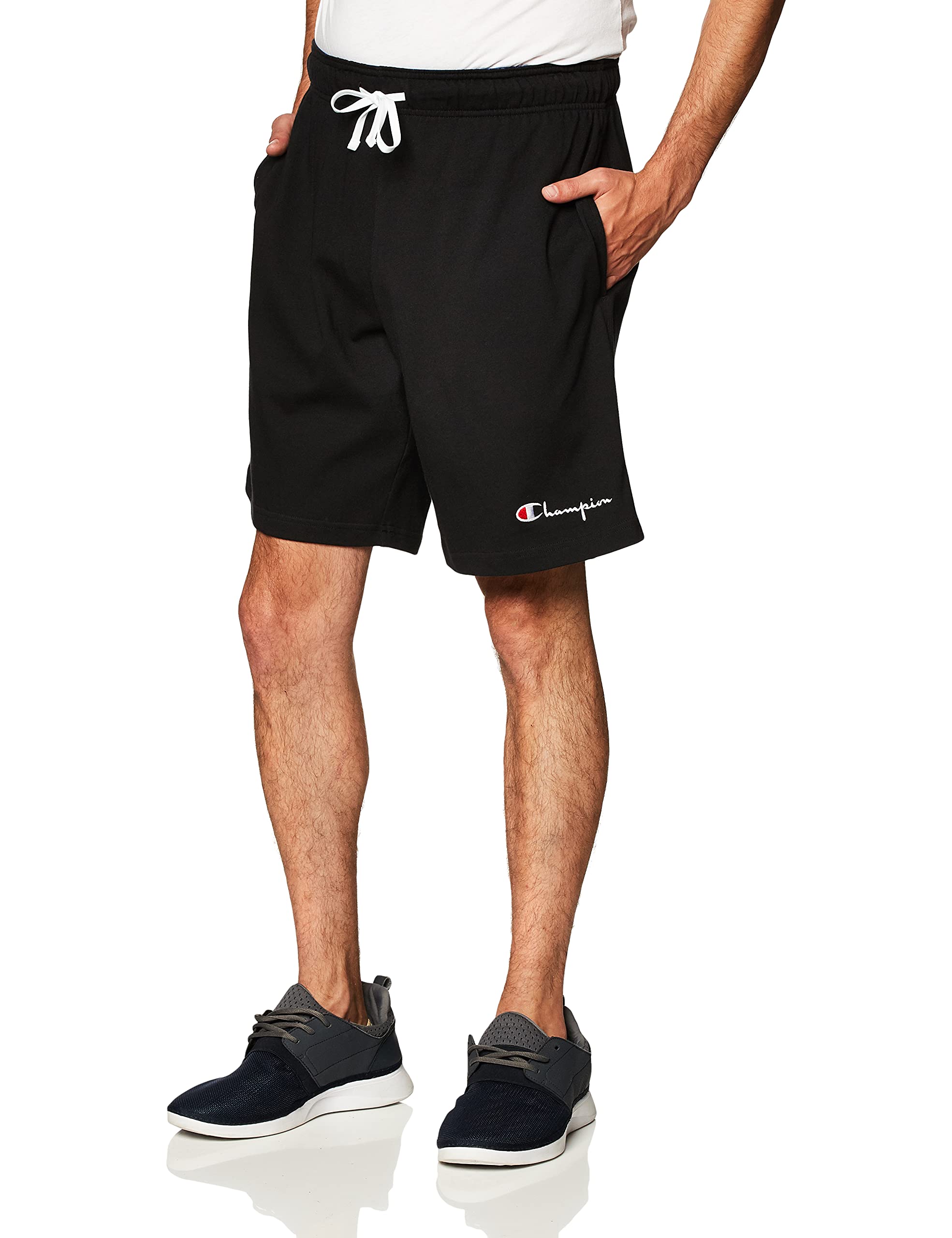 Champion Men's Jersey Short, Black, Large