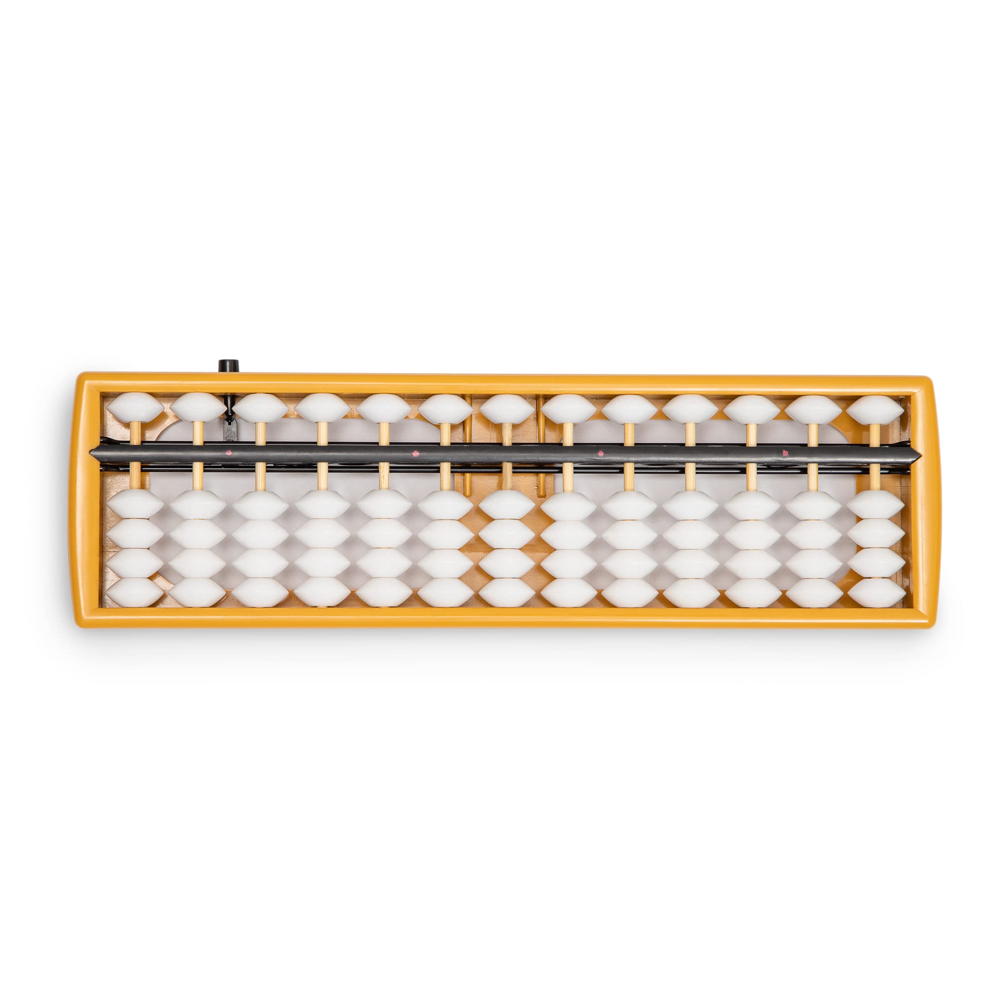 Digital Standard Abacus - 24.8 cm - Professional 13 - Column Soroban with Reset Button Calculator (Functional and Educational Tool)