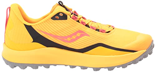 Saucony Women's Core Peregrine 12 Running Shoe, VIZIGLD/VIZIRED, 8