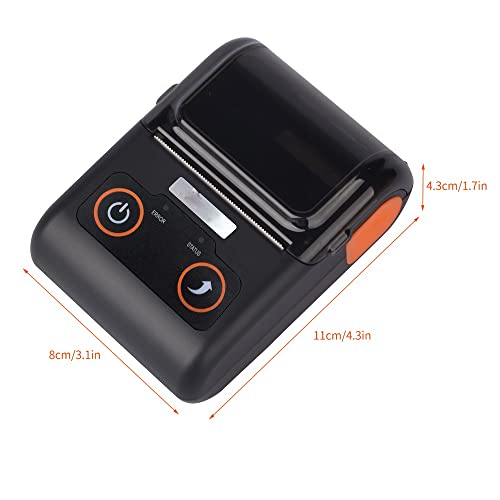GAELOP DFHBFG Portable Receipt Printer 58MM Thermal Printer Mobile POS Printer BT Connection Compatible with Windows Android iOS